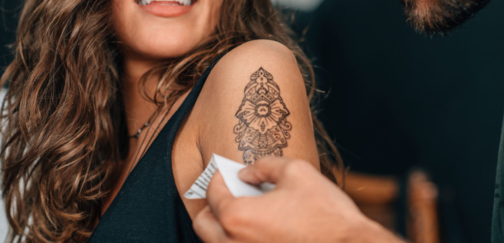 Tattoo Aufkleber – Bauer Etikett